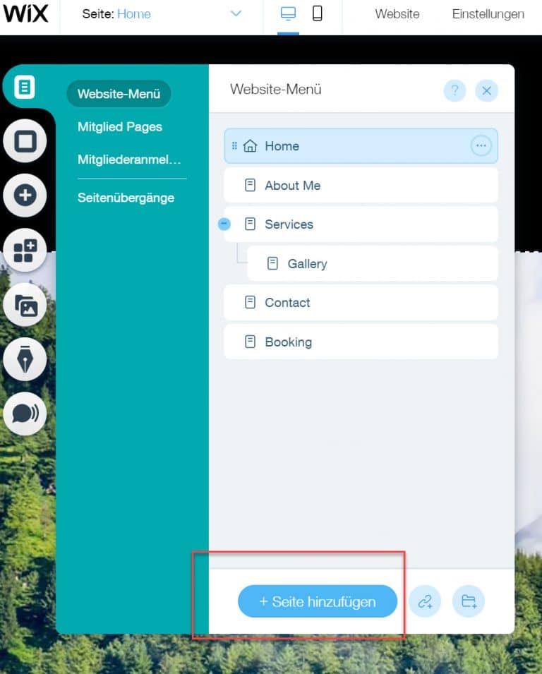 Das edoobox iFrame auf eine Wix Website implementieren